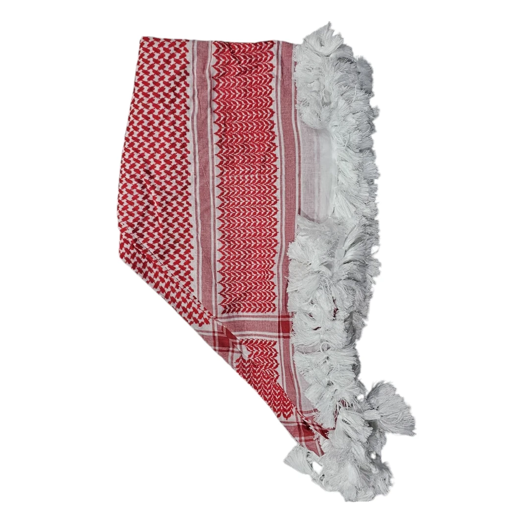 Red Jordanian Shemagh with Tassels - order now online shop