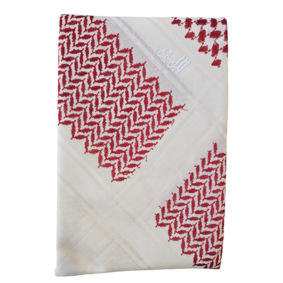 AlMarassem Beige Winter Shemagh - order now online shop